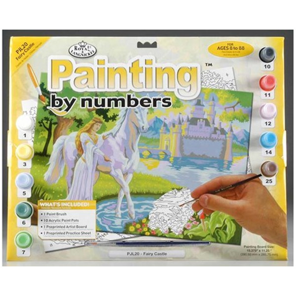 Paint by Number Jr, Fairy Castle - King Kong Hobbies