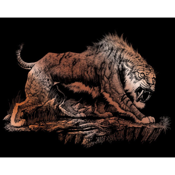Engraving, Copper, Sabertooth - King Kong Hobbies