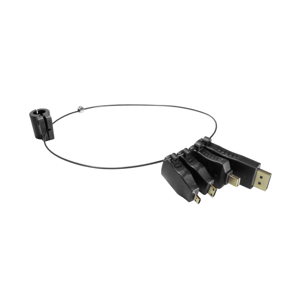 Adapter Ring with (3) Adapters: Mini-DisplayPort (M) to HDMI (F ...