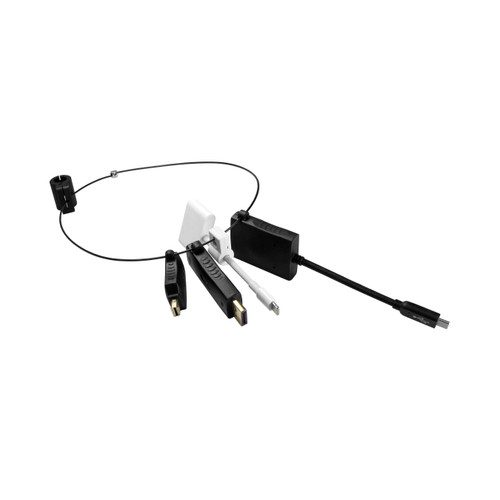 Adapter Ring with 4 Adapters: DisplayPort, Mini-DisplayPort, Lightning ...