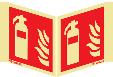Everlux 150x150 Fire extinguisher sign | IMPA 336501 - Kyodo USA