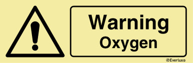 Everlux 300x100 Warning oxygen sign | IMPA 337700 - Kyodo USA