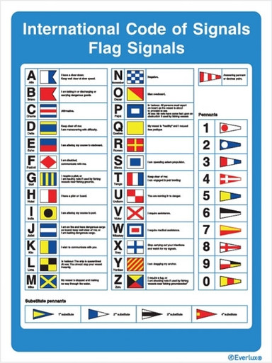 Rigid plastic 300x400 Interna.code signals Flag | IMPA 331579 - Kyodo USA