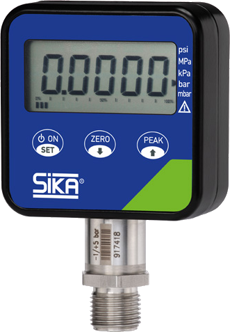 Digital Pressure-Reference Gauge | Range: -1…5 bar | Accuracy: +/- 0.5% ...