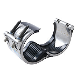 PIPE CLAMP, STRAUB, FLEX TYPE, 100A, RUBBER (EPDM) SLEEVE, PIPE OD 112 ...