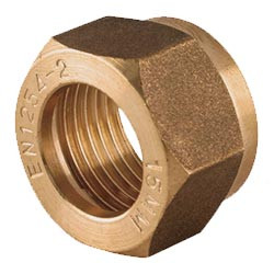 NUT BRASS FOR FLARELESS TUBE, FITTING 20MM - Kyodo USA
