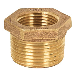 BUSHING HEXAGON BRASS 3/4X1/2, THREADED - Kyodo USA
