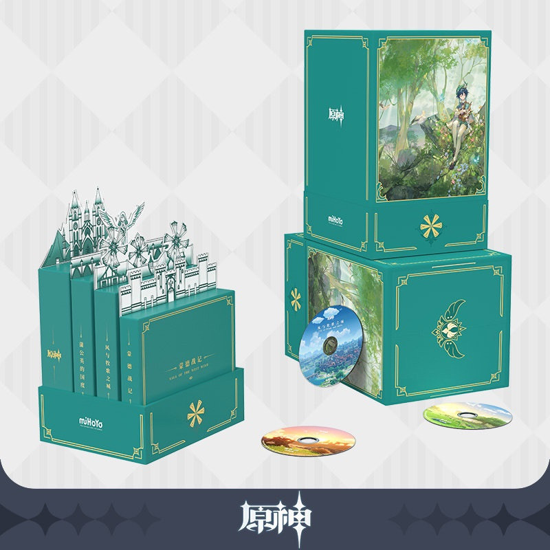 Genshin Impact City of Winds and Idylls Limited Time OST Gift Box / CD Set