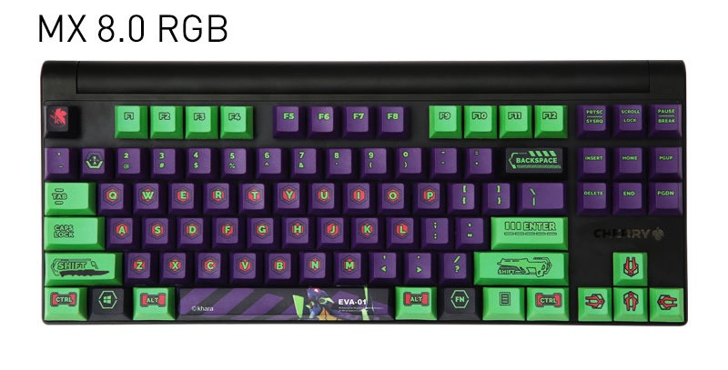 Cherry MX8.0 x EVA Evangelion Custom Keyboard