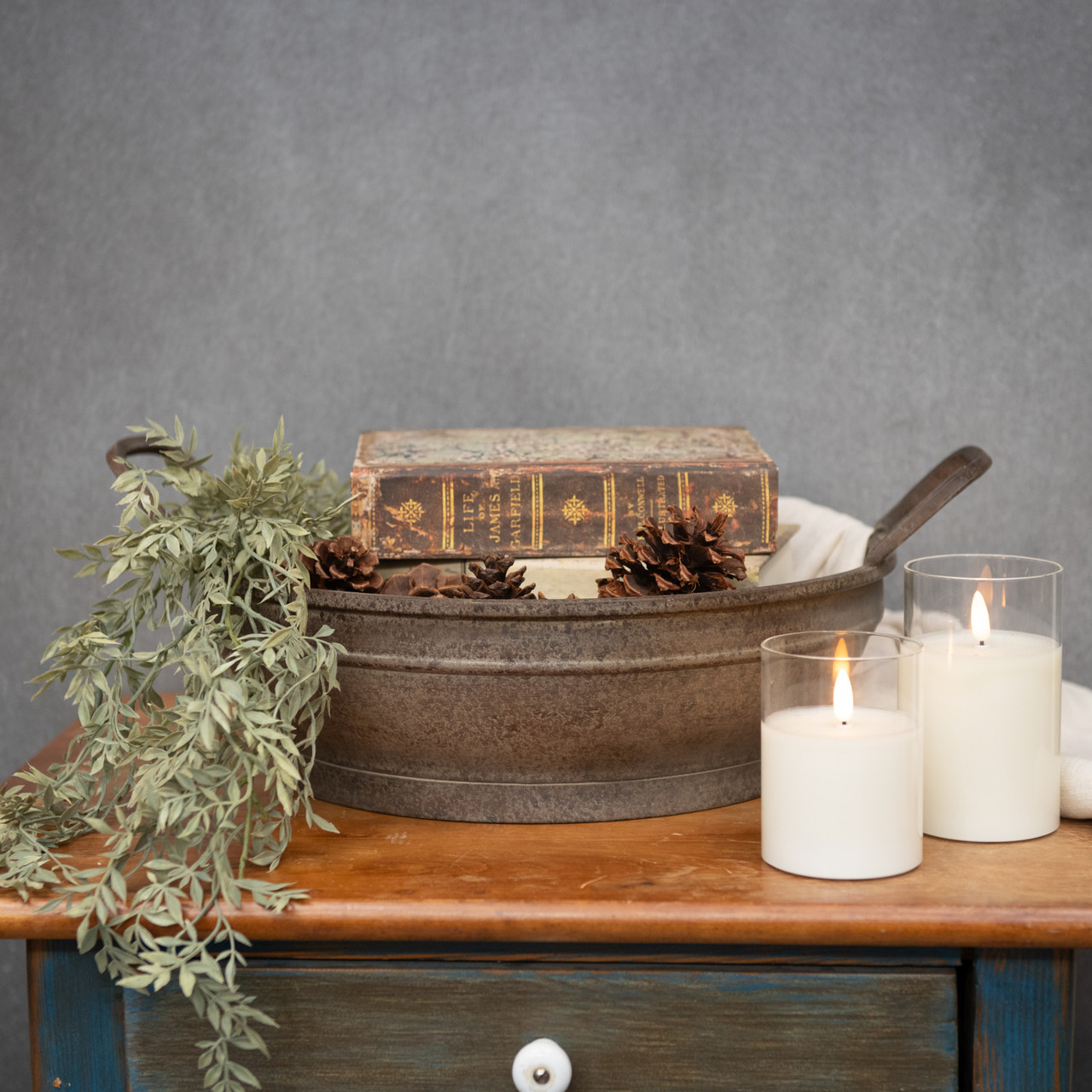 15" GALVANIZED SERVING TUB - Ragon House