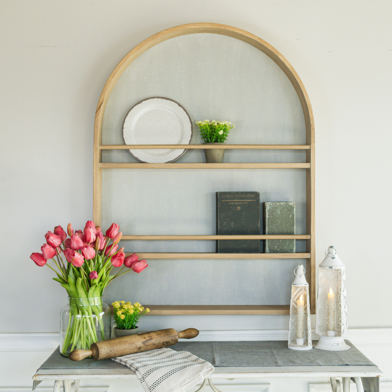 CASSIDY ARCHED WALL SHELF - Ragon House