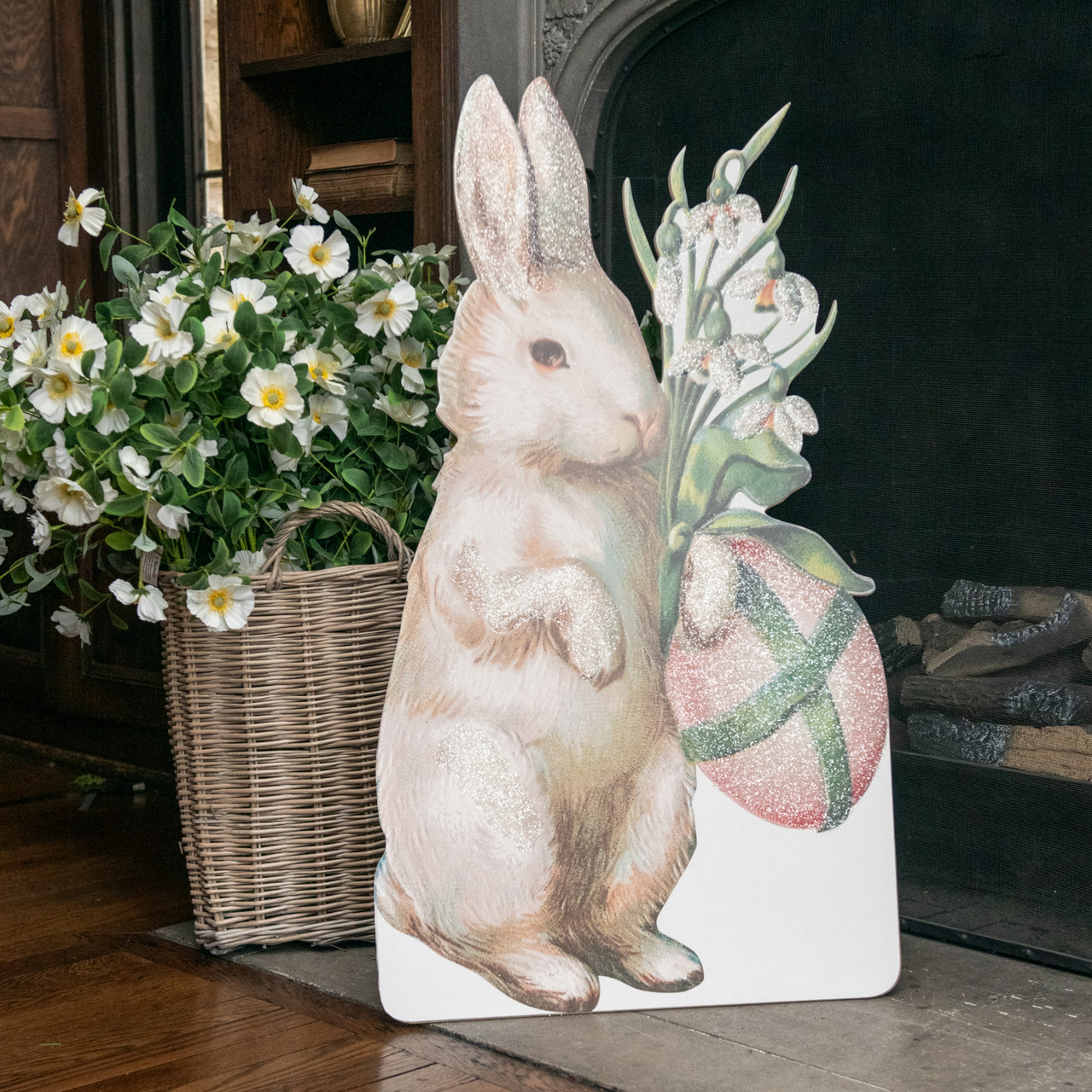 36" BUNNY W/ BOUQUET DUMMY BOARD - Ragon House