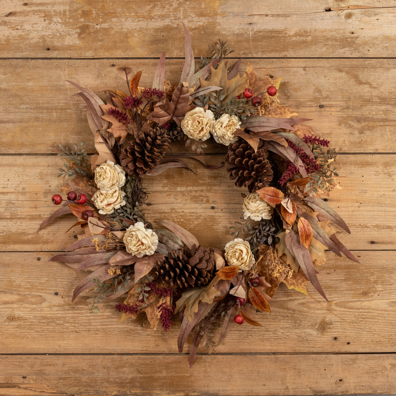 24" WOODLAND BERRY WREATH - Ragon House