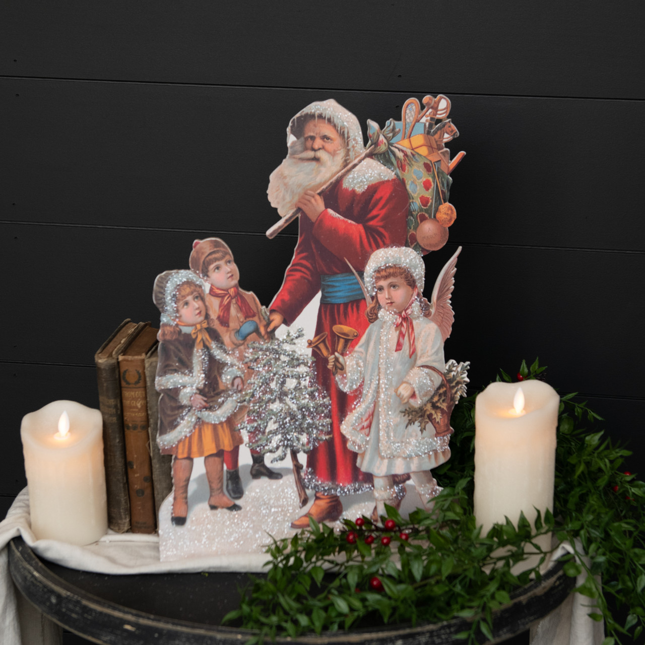 18" SANTA W/ CHILDREN DUMMY BOARD - Ragon House