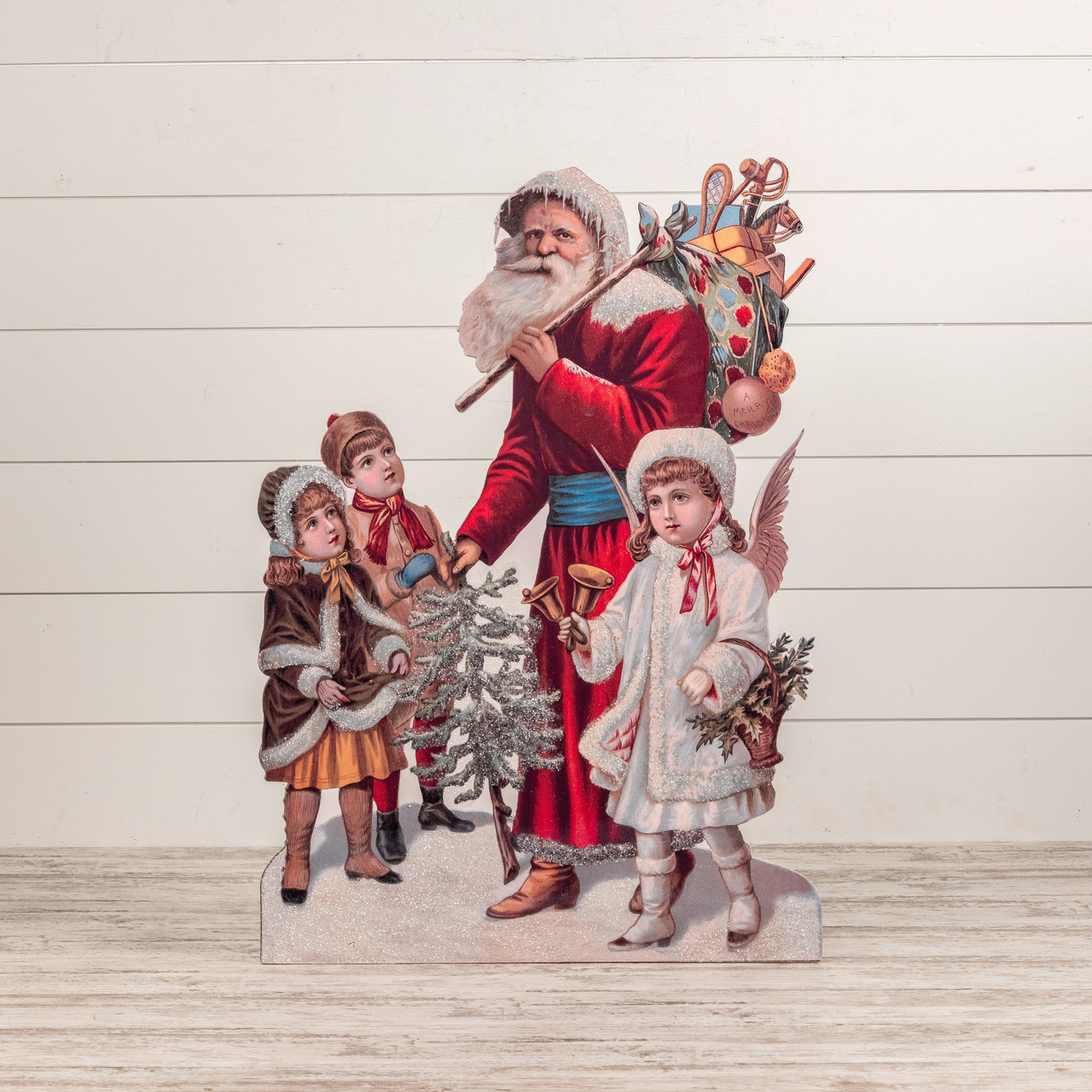 36" SANTA W/ CHILDREN DUMMY BOARD - Ragon House