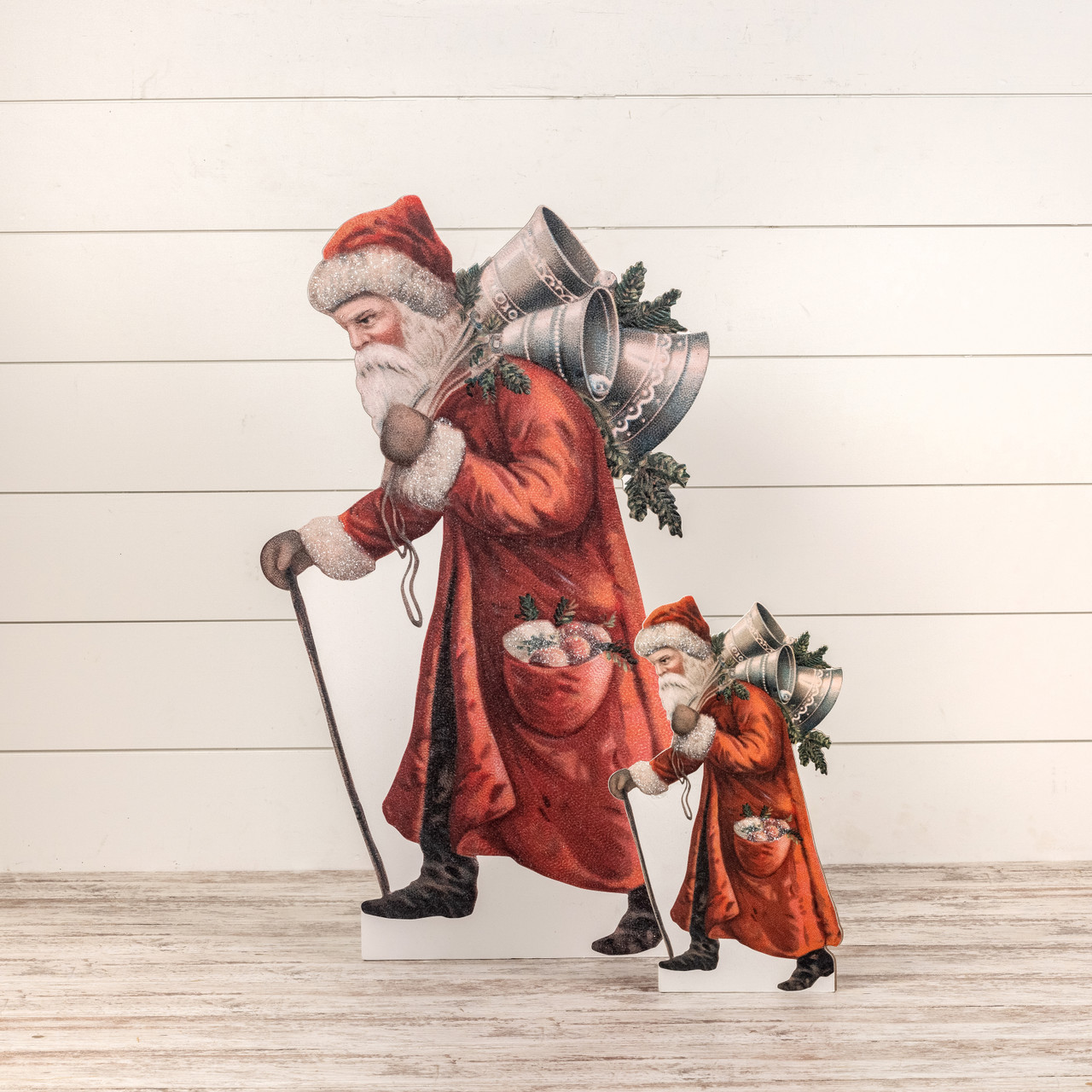 18" SANTA W/ BELLS DUMMY BOARD - Ragon House