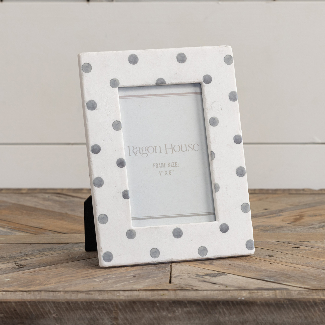 4"X 6" GREY DOT PHOTO FRAME - Ragon House
