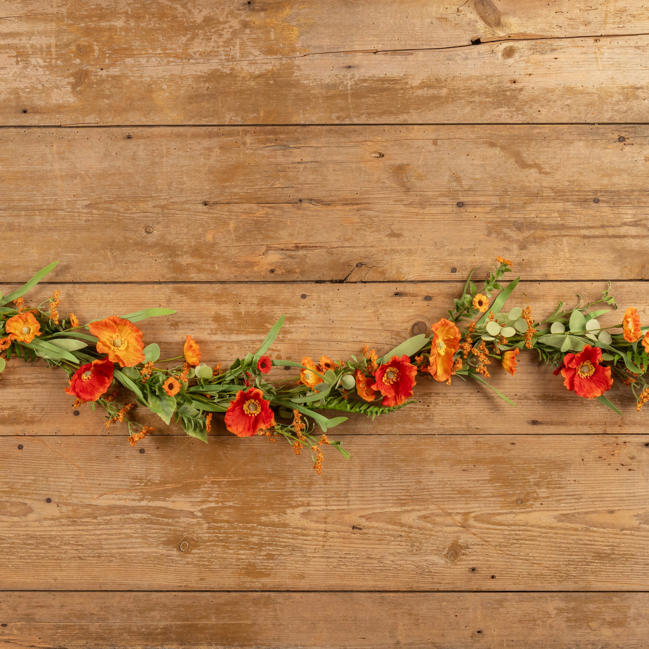 5' ORANGE POPPY & DAISY GARLAND - Ragon House