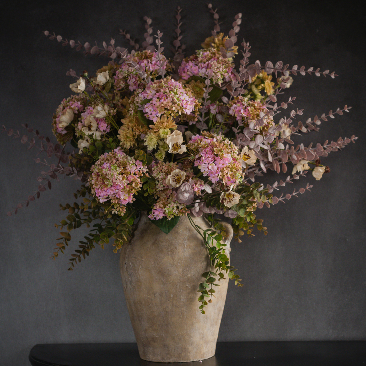 29" BLENDED PINK HYDRANGEA SPRAY - Ragon House