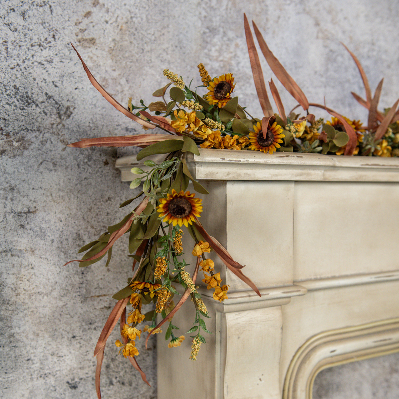5' MINI SUNFLOWER & WILD FLOWER GARLAND - Ragon House