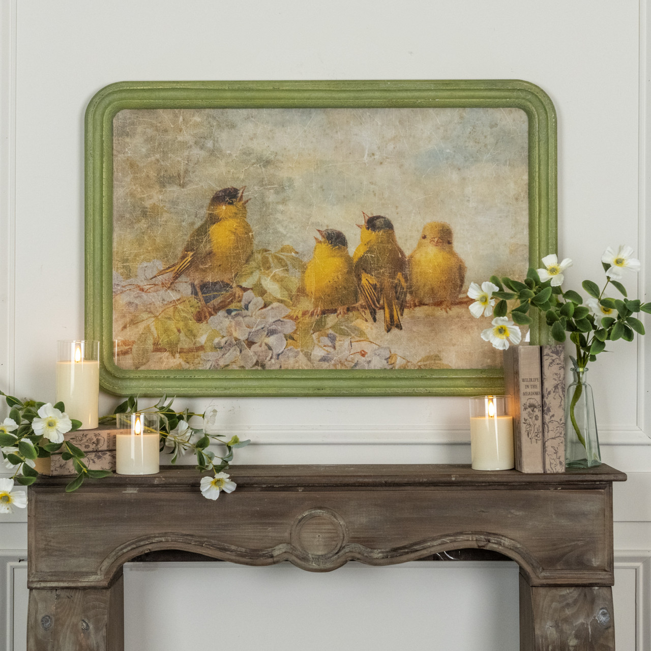 FRAMED SINGING BIRDS PRINT - Ragon House