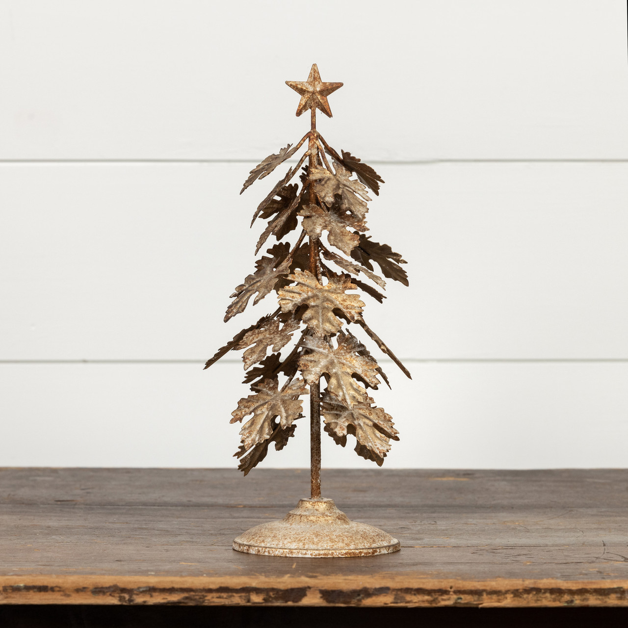 AGED GOLD METAL LEAF TREE - Ragon House