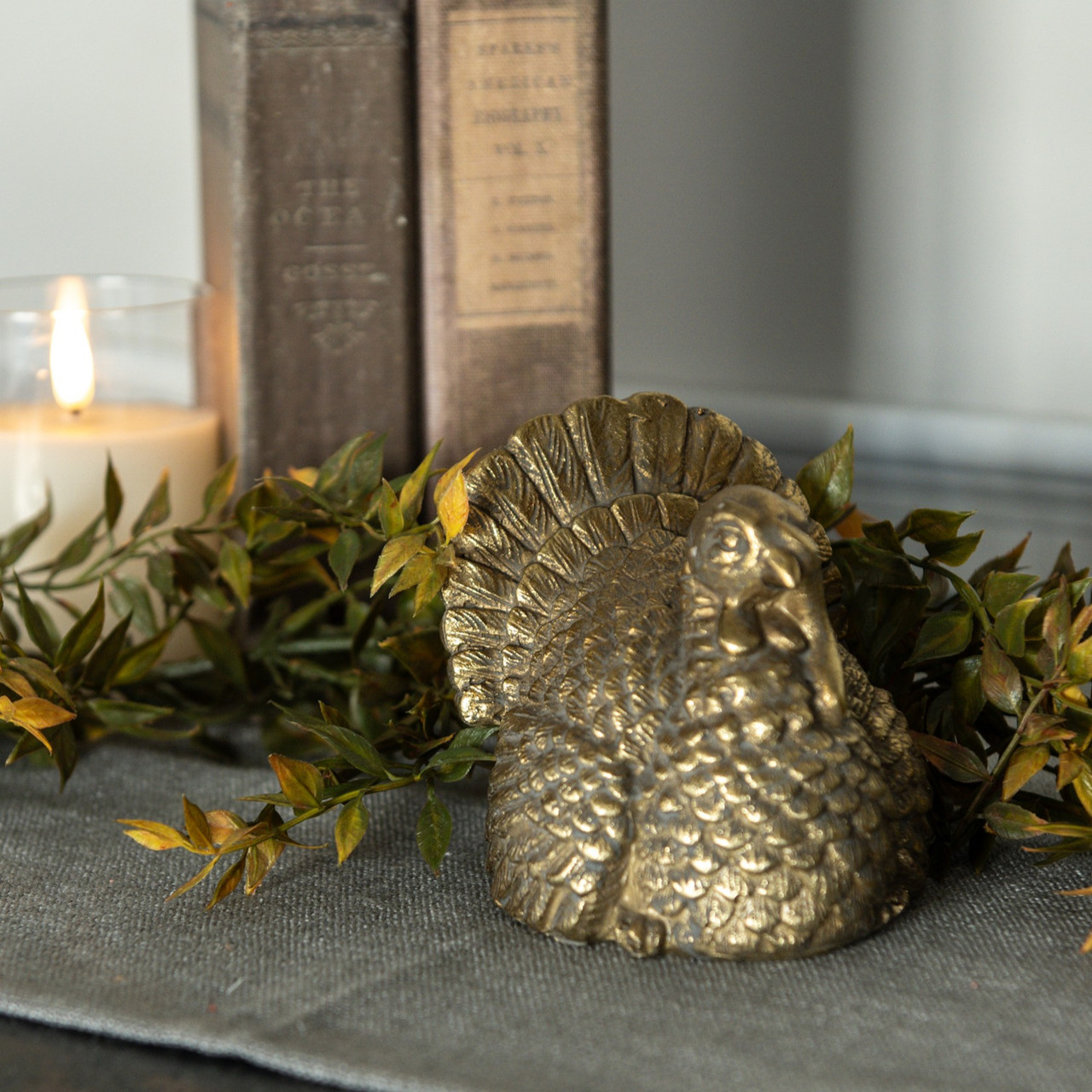 GOLD TURKEY STATUETTE - Ragon House