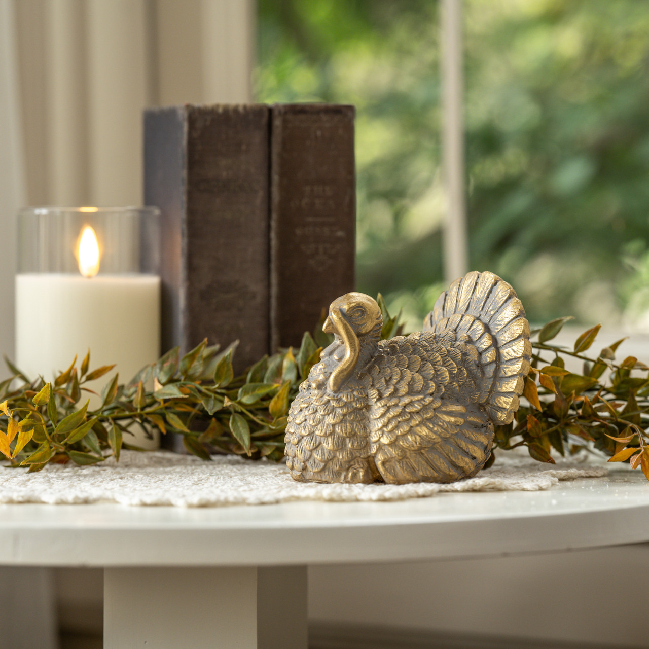 GOLD TURKEY STATUETTE - Ragon House