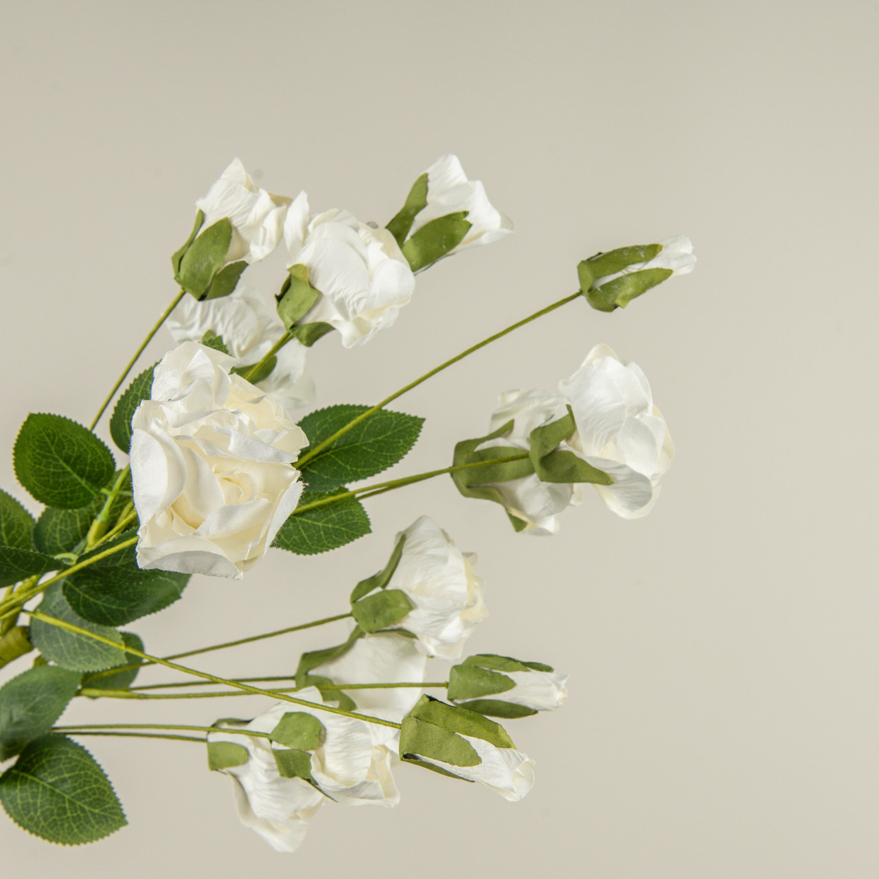 25" WHITE PAPER ROSE SPRAY - Ragon House