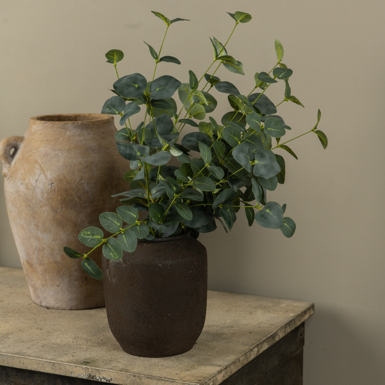 20" DARK GREEN EUCALYPTUS BUSH - Ragon House