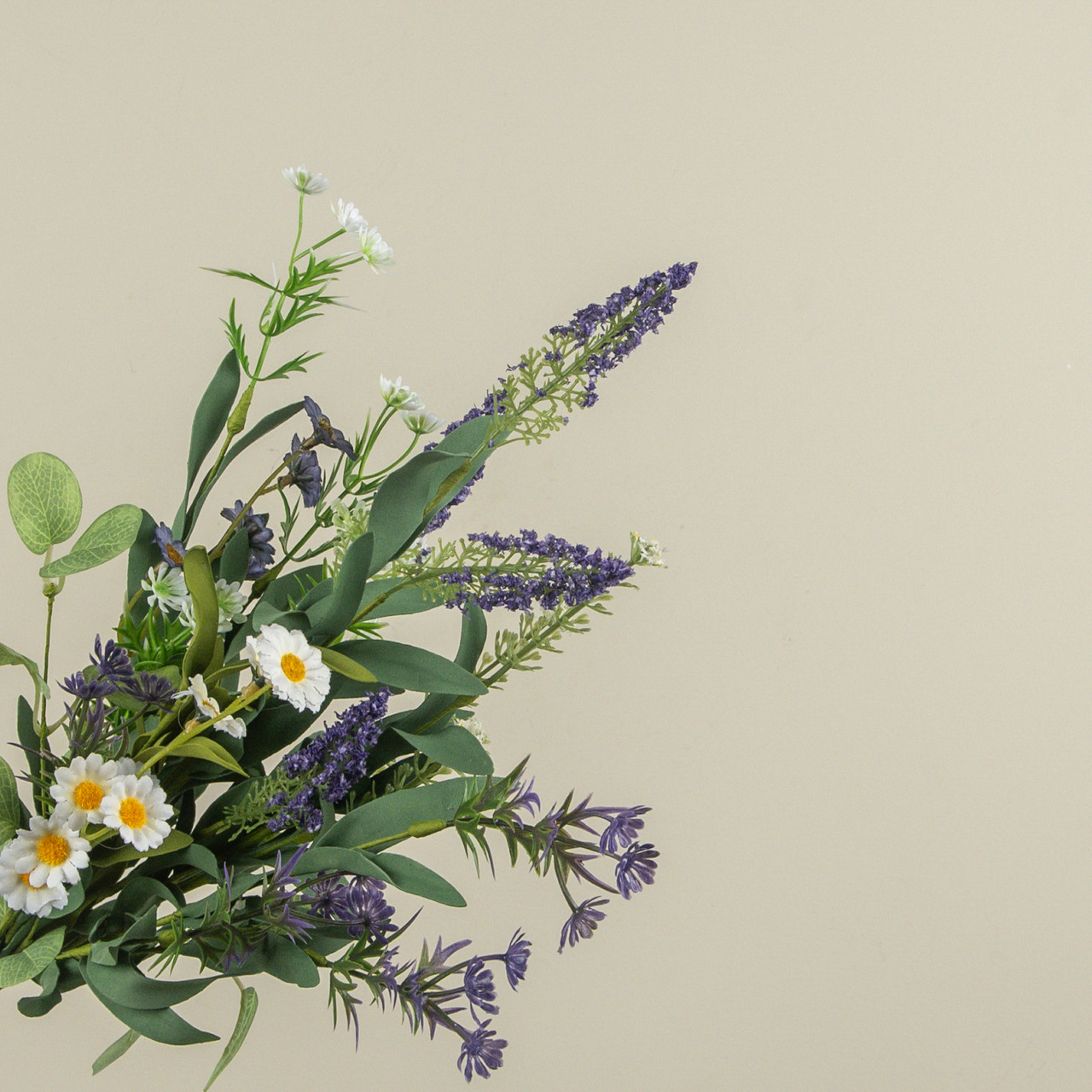 21" PURPLE & WHITE MIXED SPRING SPRAY - Ragon House