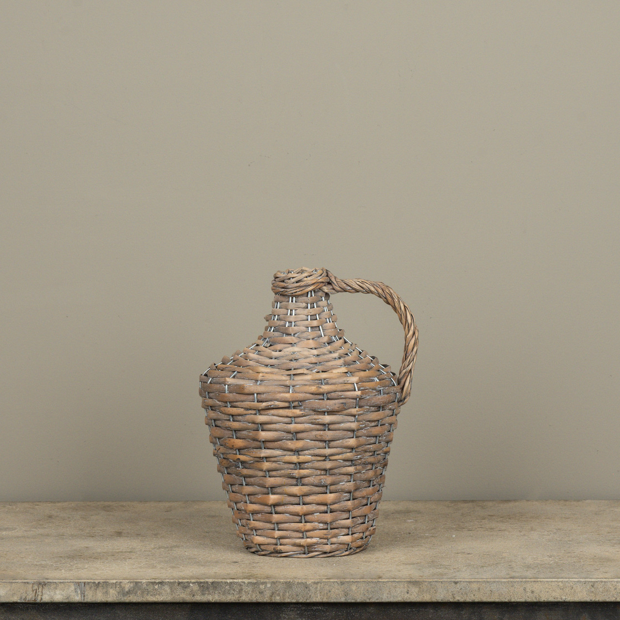 10.75" WOVEN JUG W/ HANDLE - Ragon House