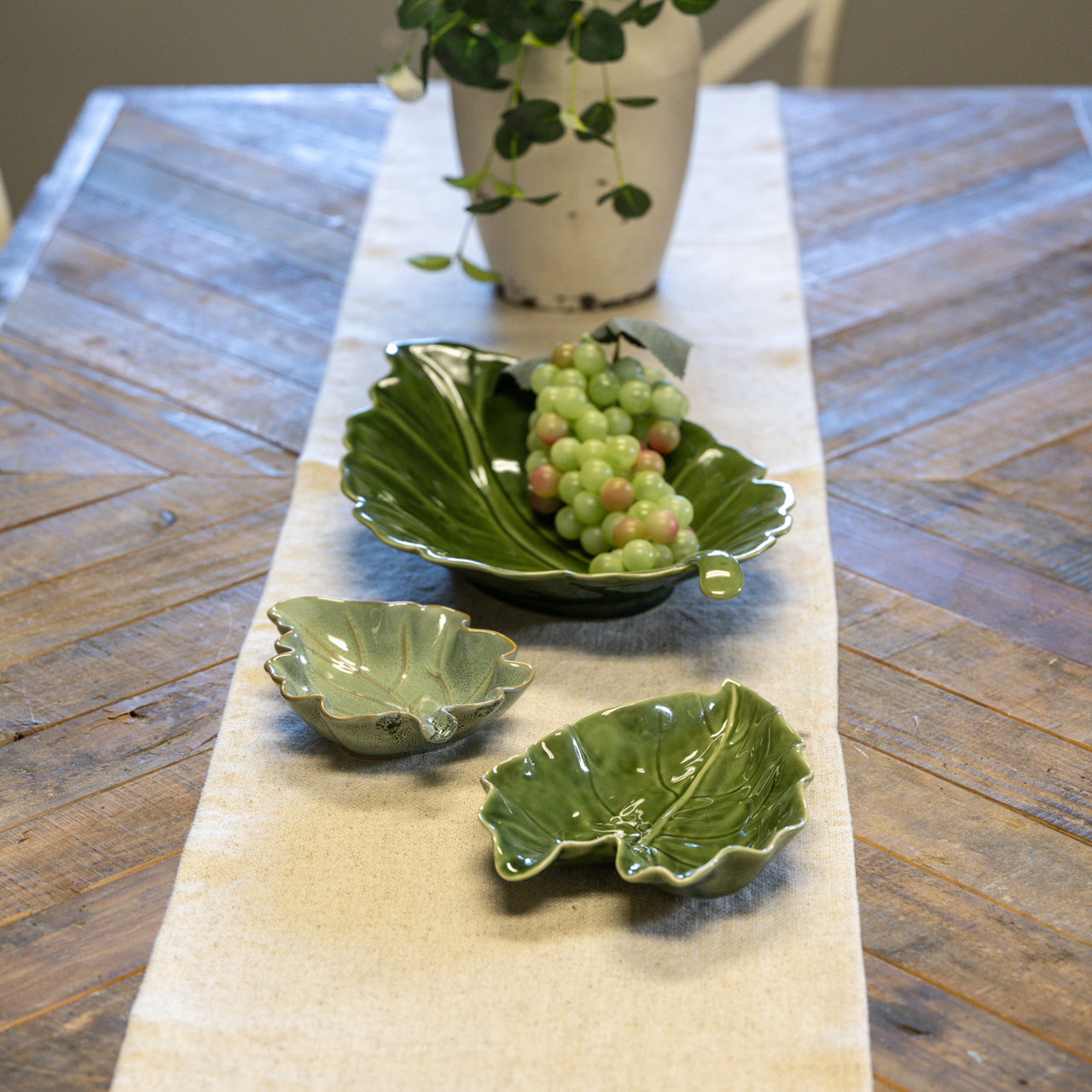 7" SAGE LEAF PLATE - Ragon House