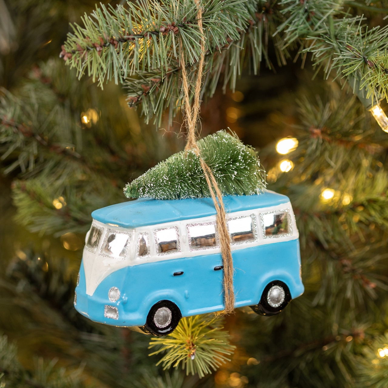 VW bus w Christmas tree Home & Living Home Décor etna.com.pe