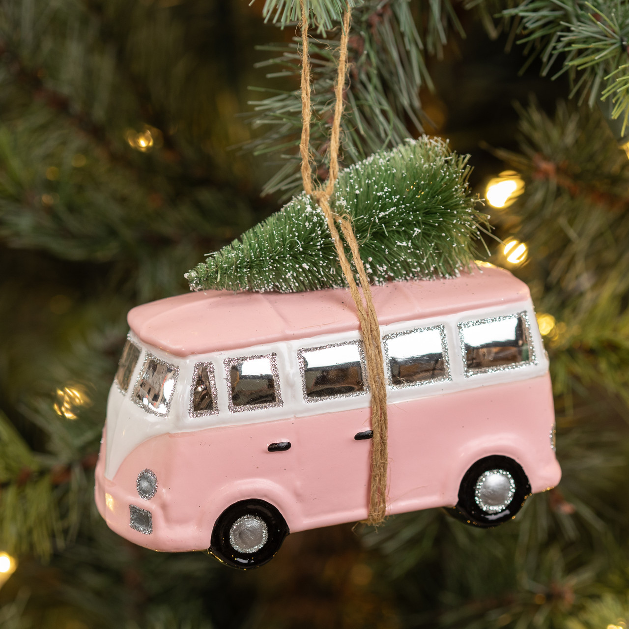 VW bus w Christmas tree Home & Living Home Décor etna.com.pe