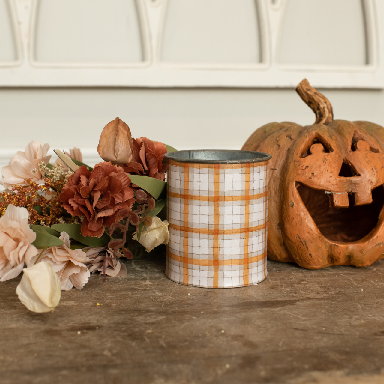 ORANGE PLAID BUCKET - Ragon House