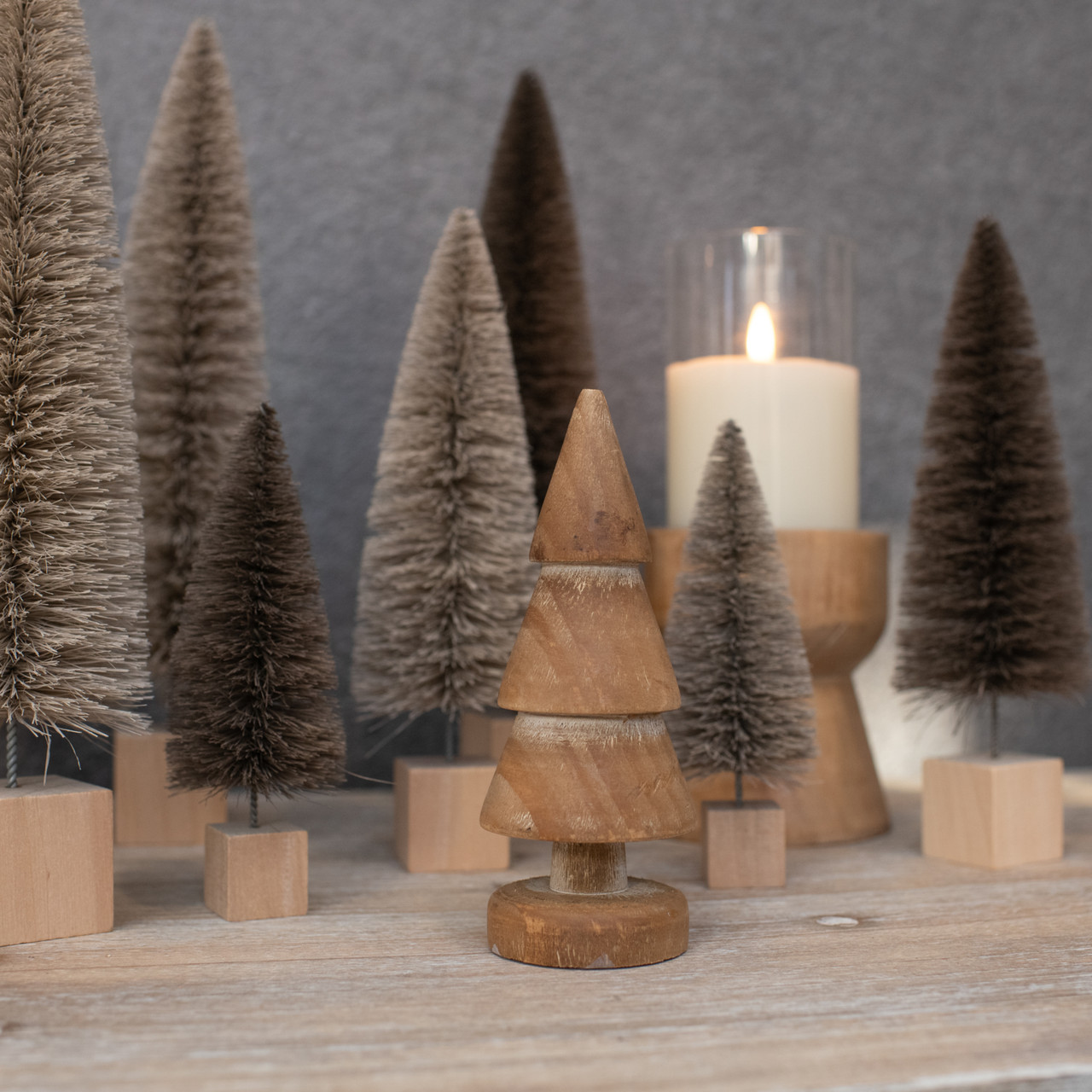 6" AGED 3 LAYER TREE - Ragon House