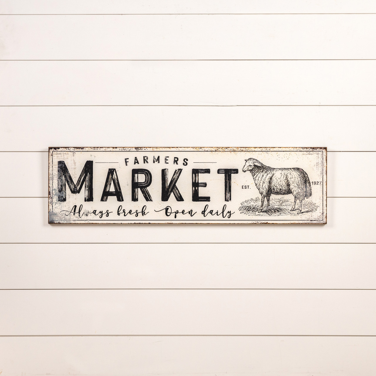 ALWAYS FRESH OPEN DAILY SIGN - Ragon House