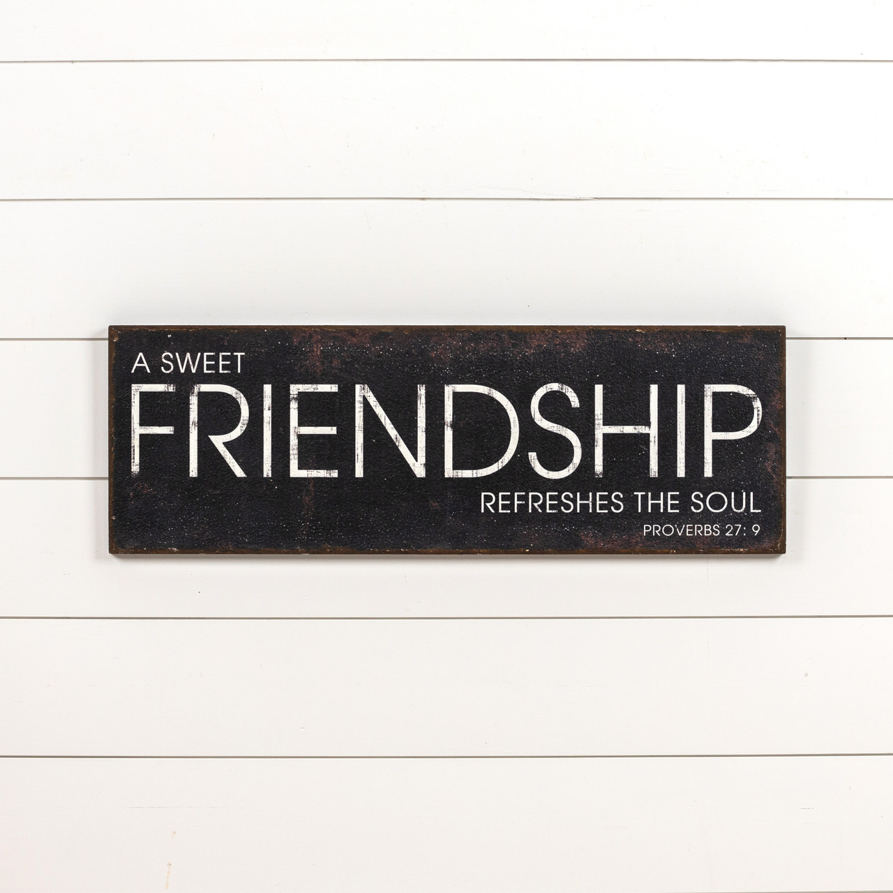 32" FRIENDSHIP METAL SIGN - Ragon House
