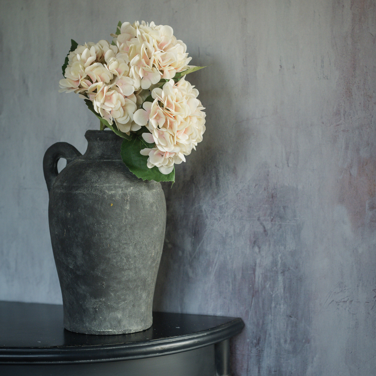 14" CREAM & PINK HYDRANGEA PICK - Ragon House