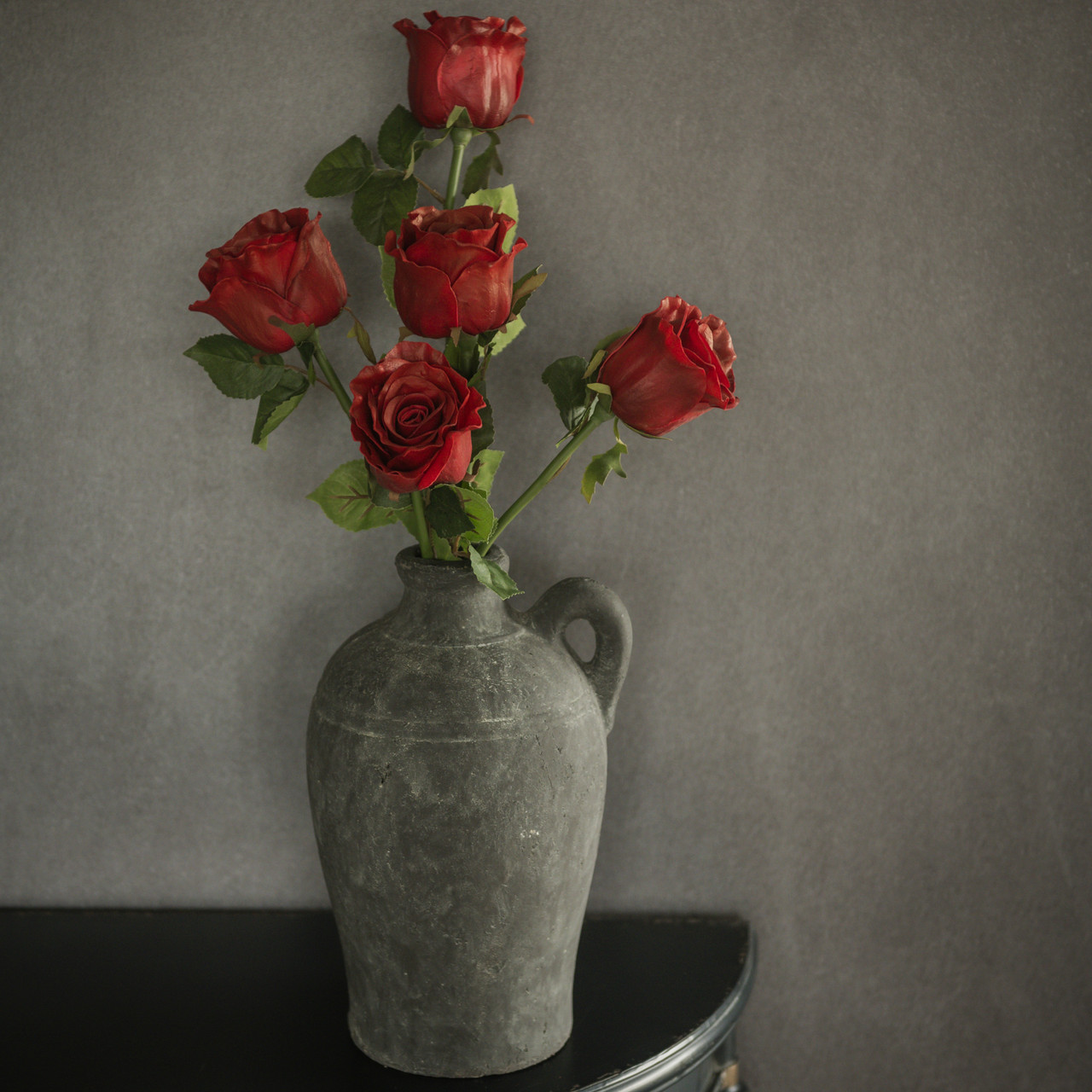 23" RED ROSE BUD STEM - Ragon House