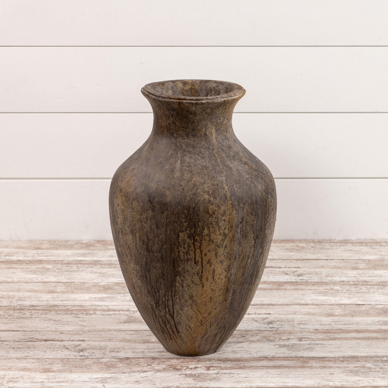22.25" CERAMIC FLORAL VASE - Ragon House