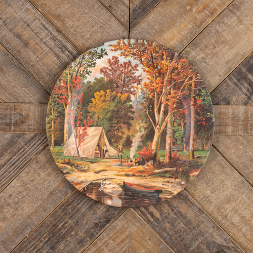 CAMPING IN THE WOODS PLATE - Ragon House