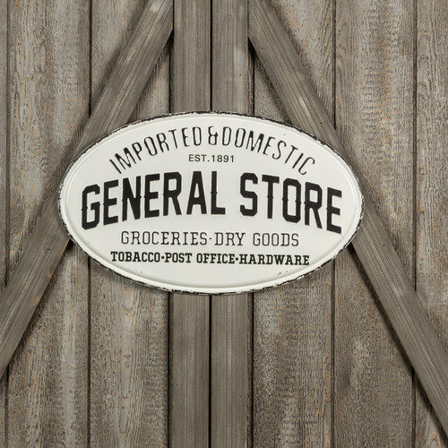 OVAL GENERAL STORE SIGN - Ragon House