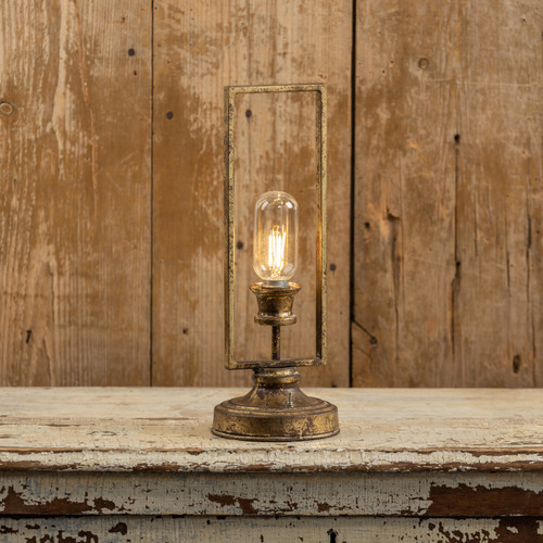 GOLD METAL FRAME LED LIGHT - Ragon House