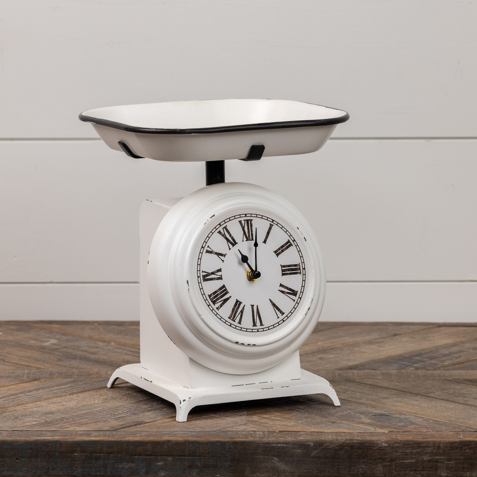 WHITE TABLETOP SCALE - Ragon House