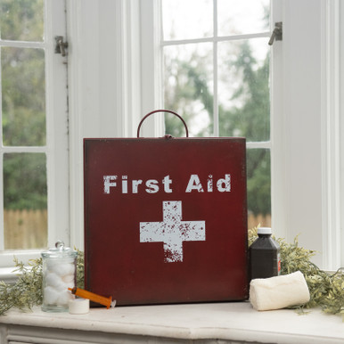 RED & WHITE FIRST AID BOX - Ragon House