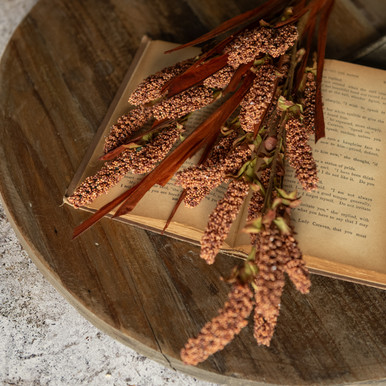 32" RUST HEATHER & DRIED GRASS SPRAY - Ragon House