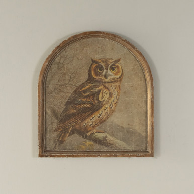 ARCHED FRAME GREAT HORNED OWL PRINT - Ragon House