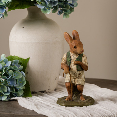 8.5" RABBIT W/ CANE - Ragon House